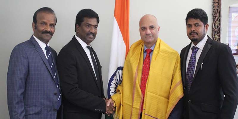 Meeting with Mr. Dinesh Bhatia, who is the Consul General of India in ...